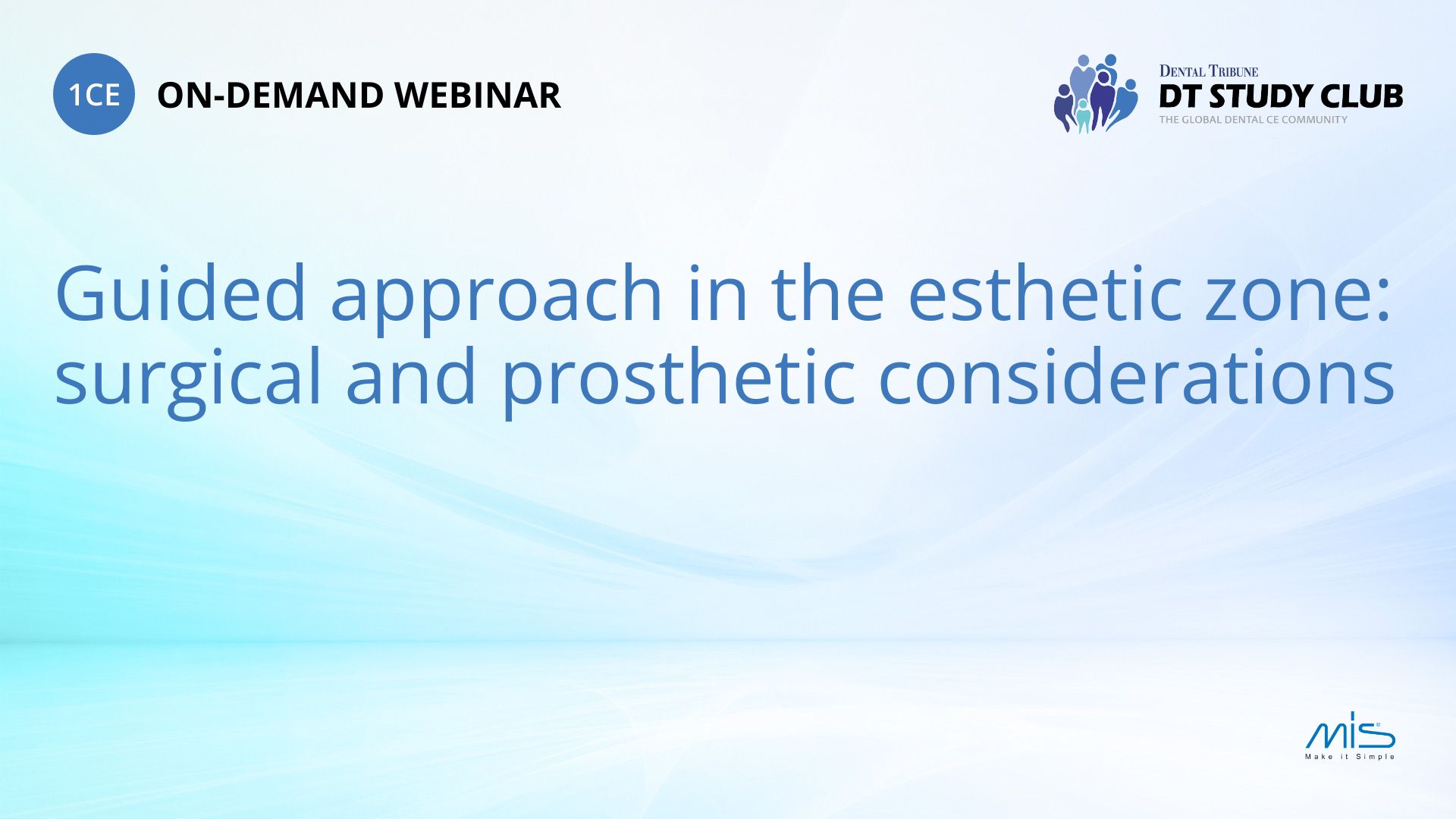 Guided approach in the esthetic zone: surgical and prosthetic ...
