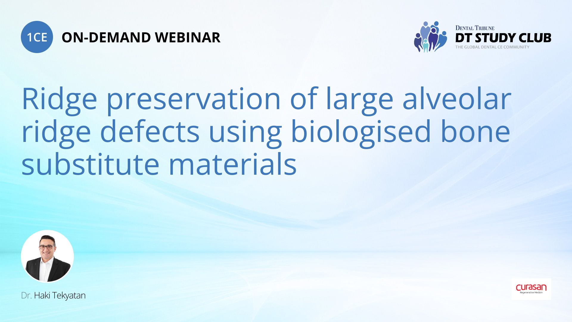 Ridge preservation of large alveolar ridge defects using biologised ...